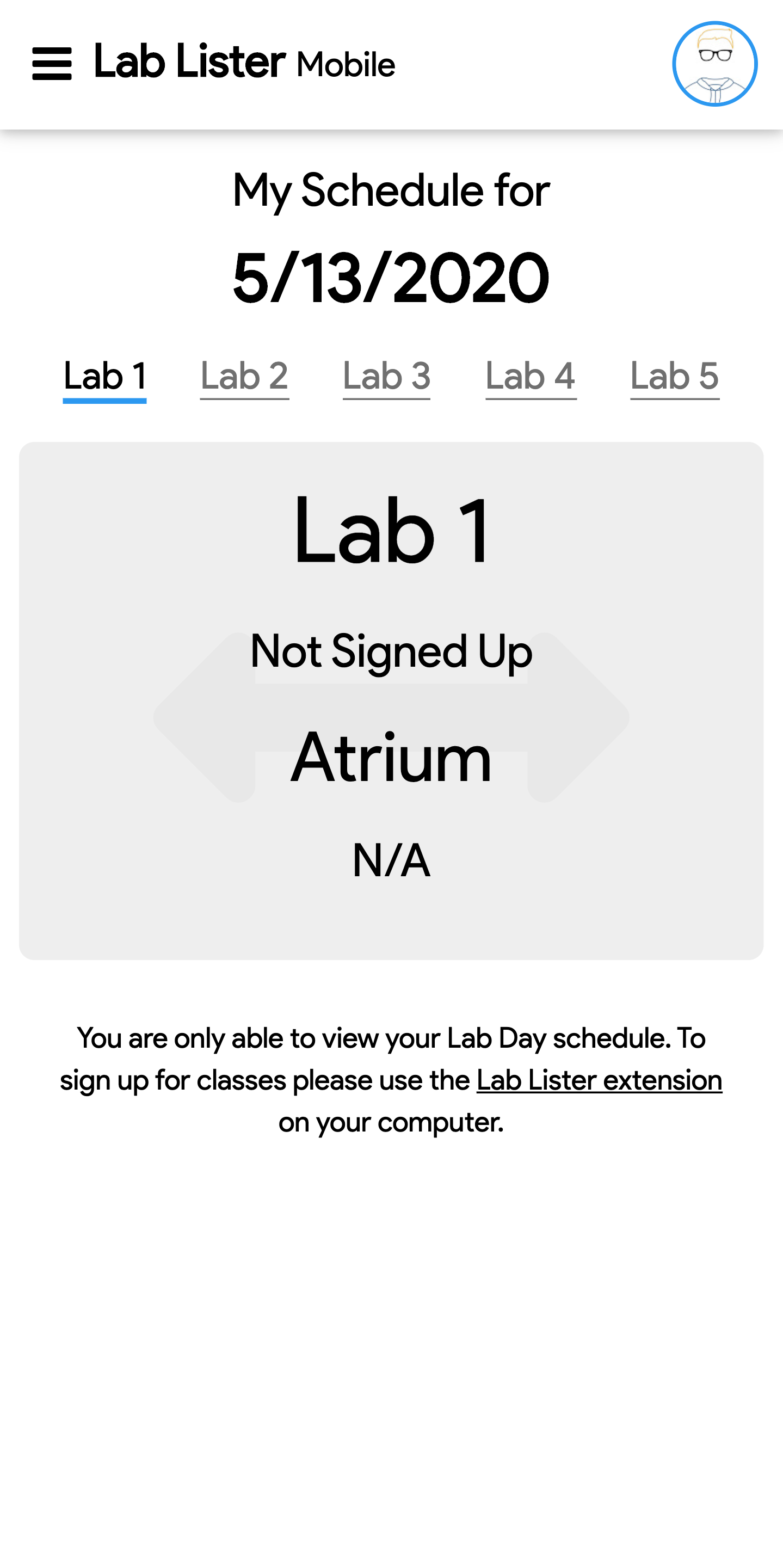 Lab Lister | Daniel's Portfolio